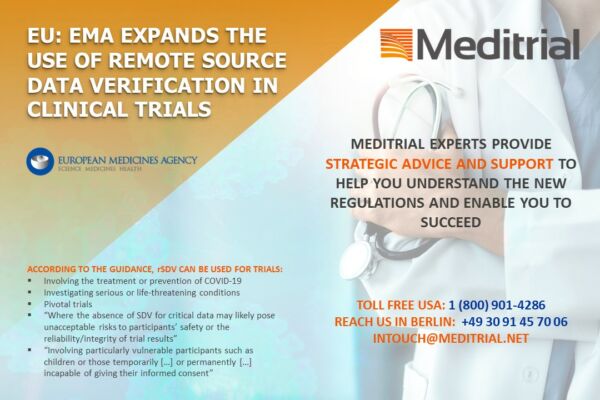 EU: EMA expands the use of remote source data verification in clinical ...