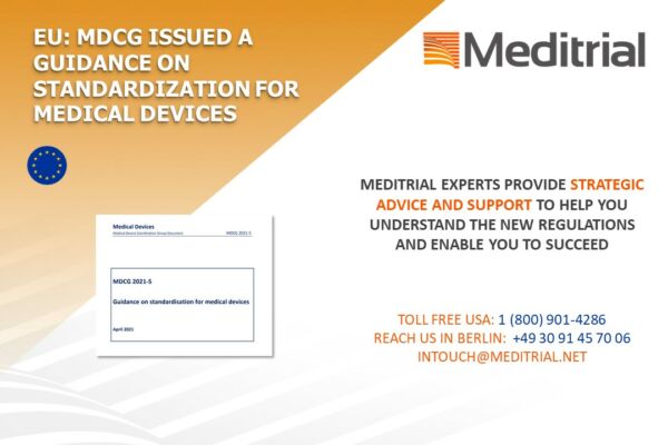 EU: MDCG issued a guidance on standardization for medical devices ...